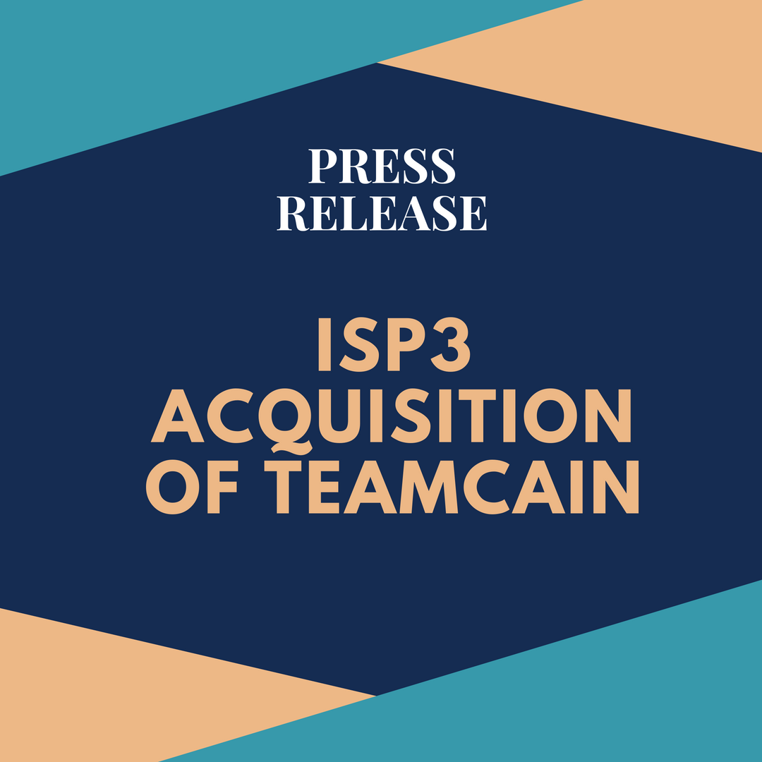 iSP3 Acquisition of TeamCain | iSP3 solution providers inc. - Elevate ...